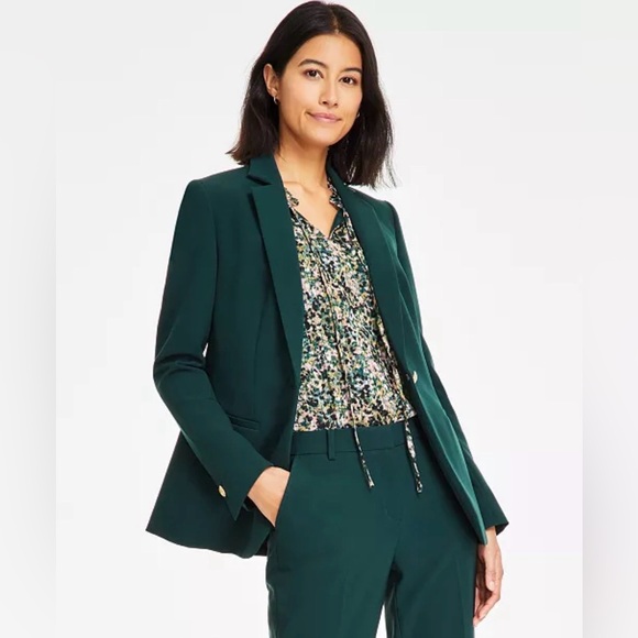 Anne Klein | Jackets & Coats | Anne Klein Womens Notchcollar Onebutton ...